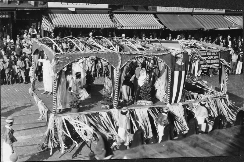 Small pine tree float - Digital Commonwealth