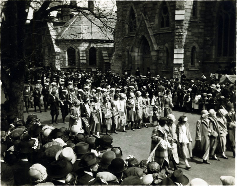 Women marching - Digital Commonwealth