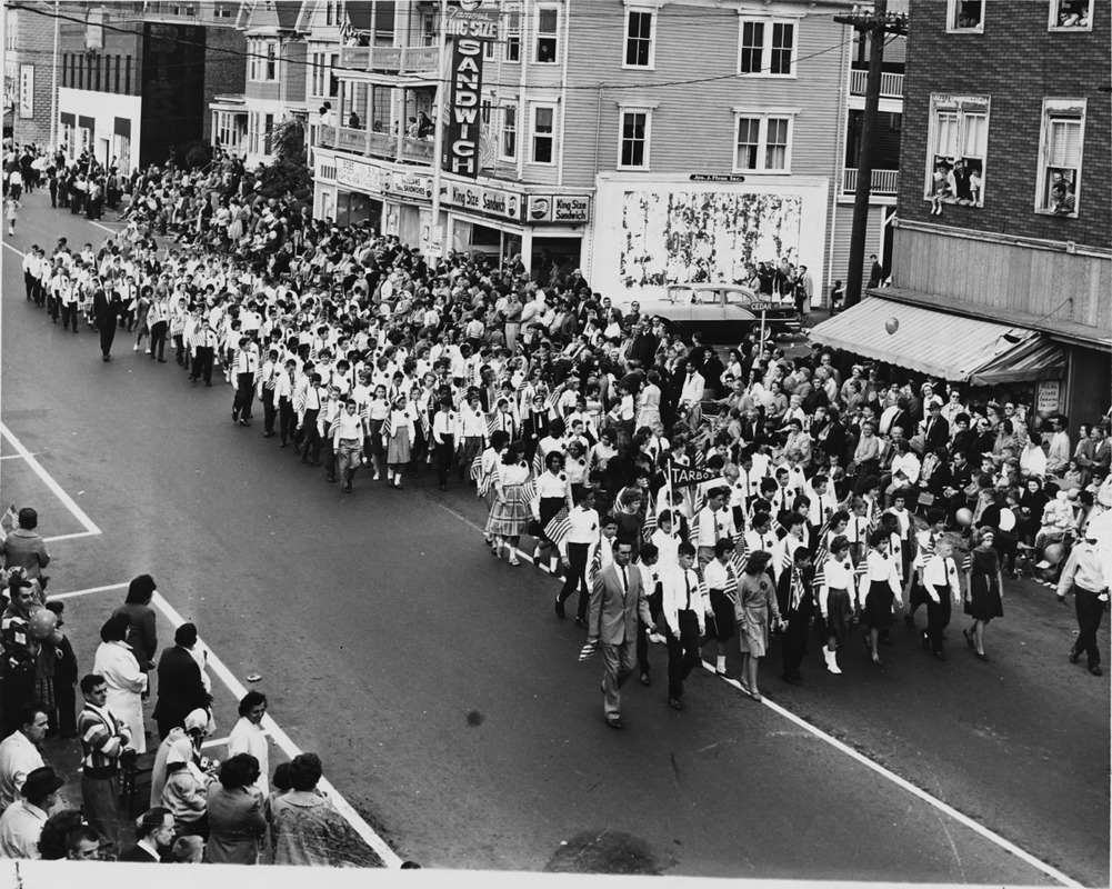 Tarbox School / Drum majorette - Digital Commonwealth