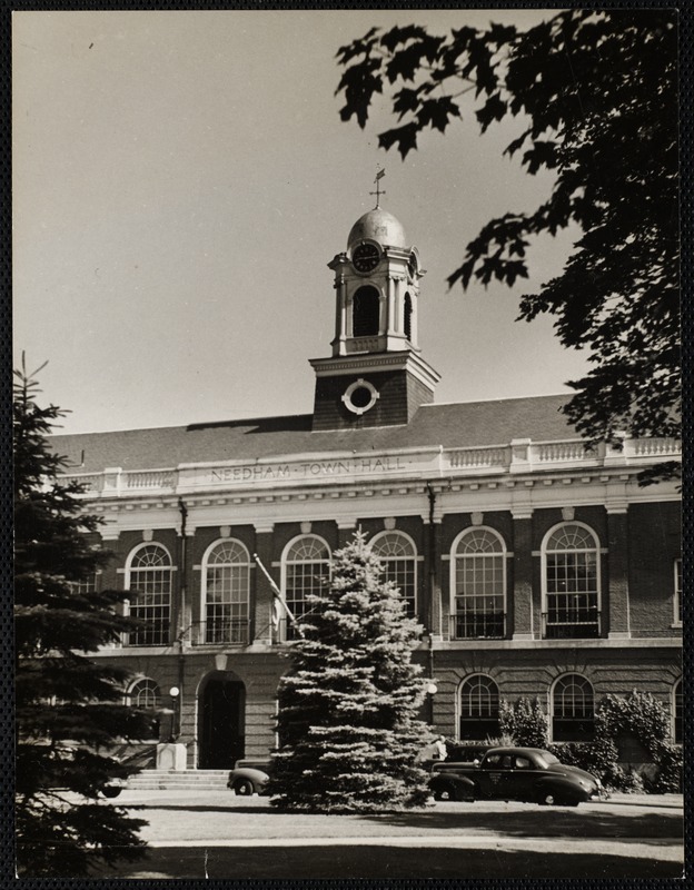 Needham town hall - Digital Commonwealth
