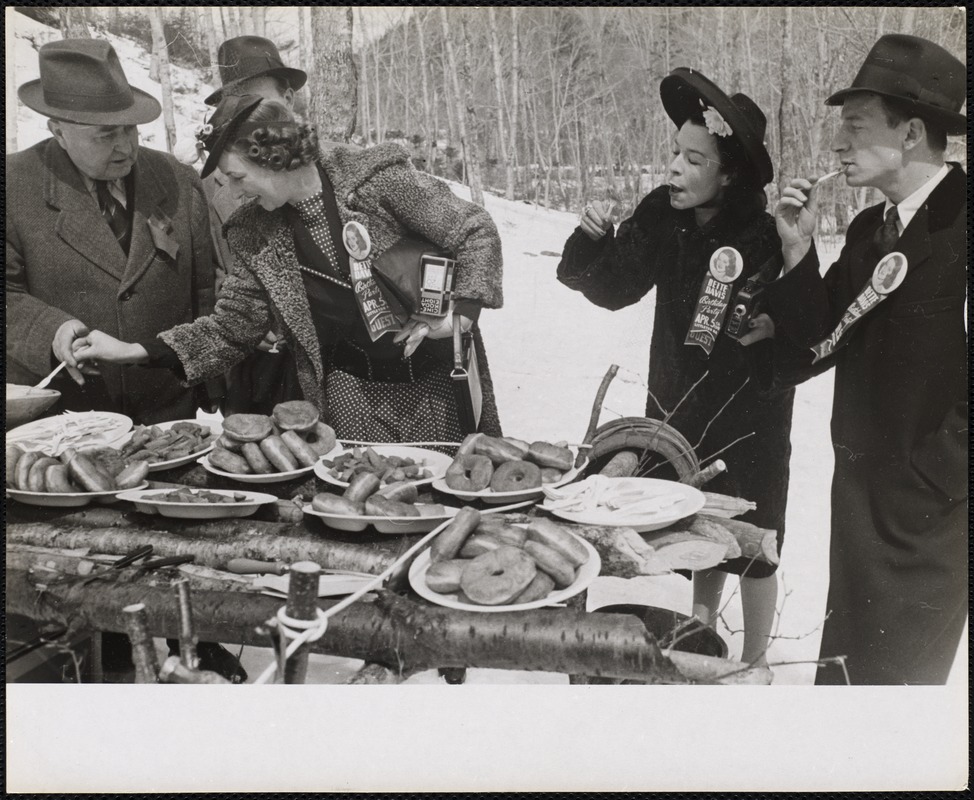 Sugaring Off Party - Franconia, N.H. - Digital Commonwealth