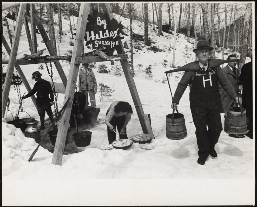 Sugaring Off Party - Franconia, N.H. - Digital Commonwealth