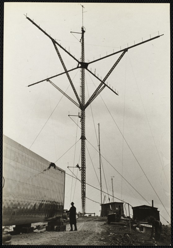 Blades and anemometer masts. If you look closely you will see the ...