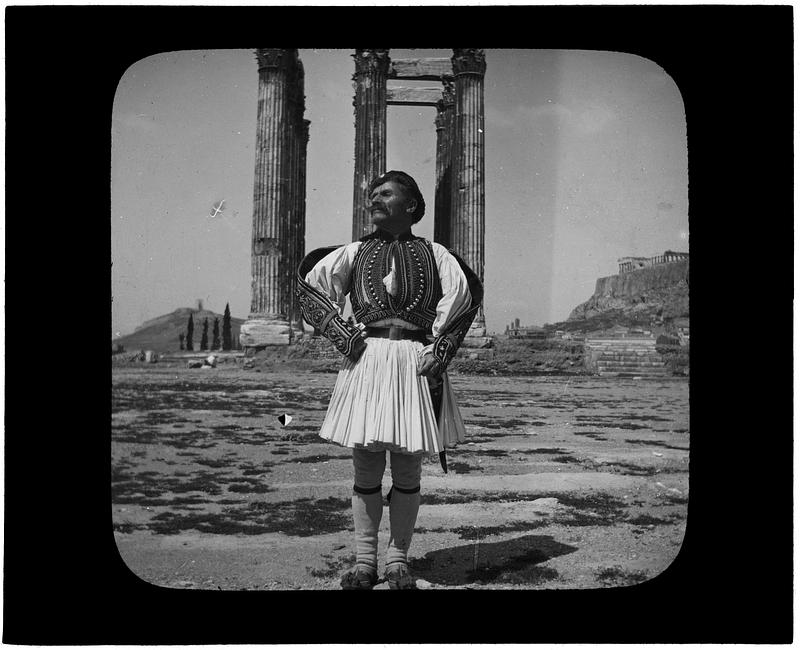 Greece. Athens. Man in Greek costume - Digital Commonwealth