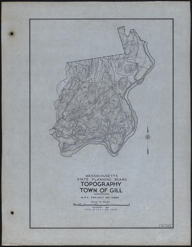 Topography Town of Gill - Digital Commonwealth
