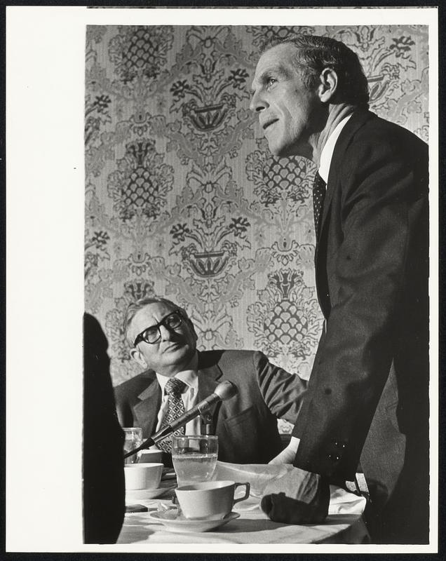 Kevin. Mayor White at luncheon at Parker House. Gabriel Piemonte of ...