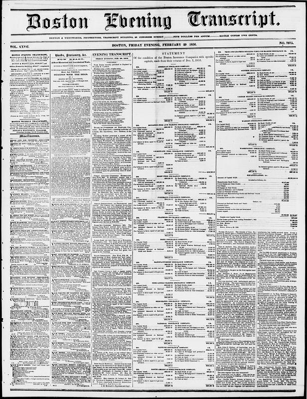 Boston Evening Transcript - Digital Commonwealth