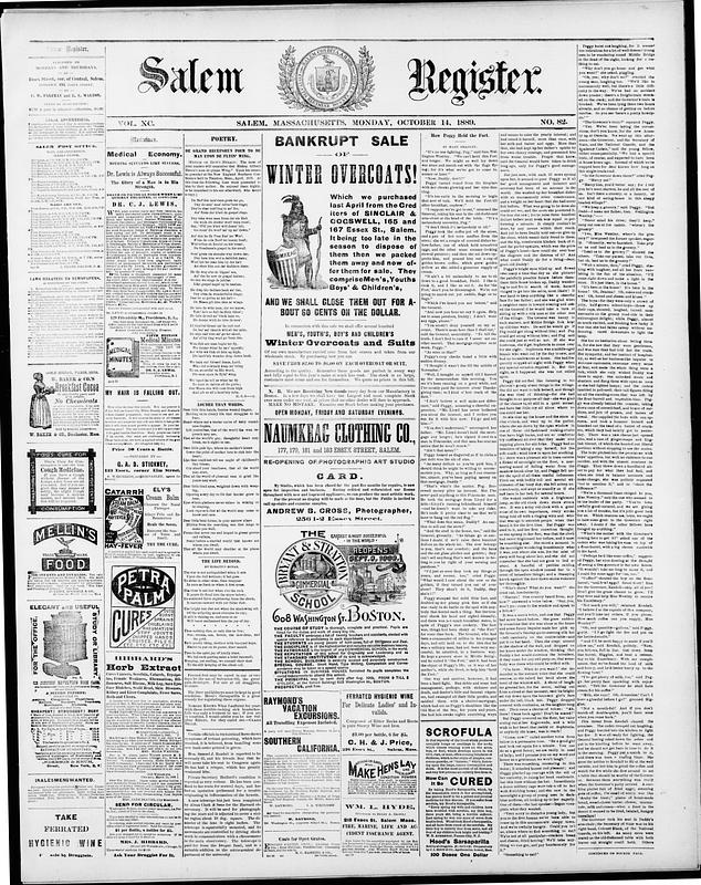 Salem Register. October 14, 1889 - Digital Commonwealth