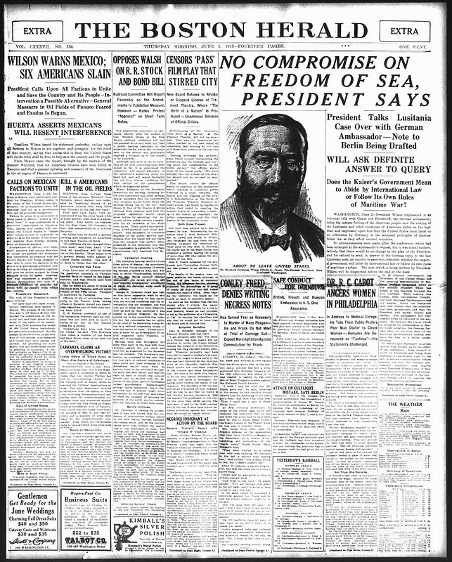 The Boston Herald. June 03, 1915 - Digital Commonwealth