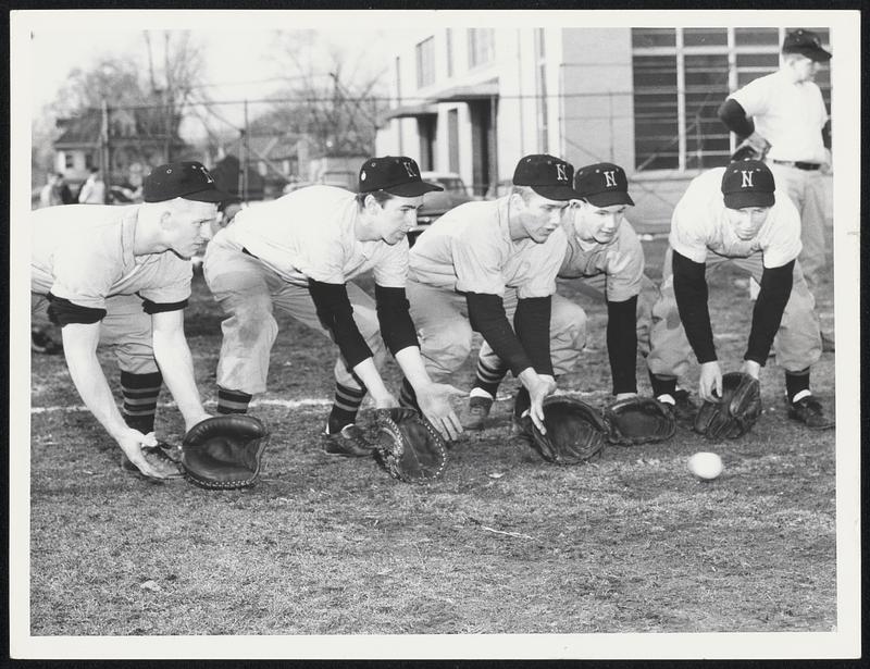 Starting Infield at Newton High. Bill Boacher - c. Tom Ryan - 1st. Dave ...