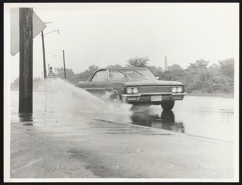 A few puddles on the roads - Soldiers field Dr. extention Watertown ...