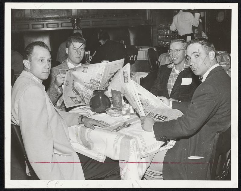 Senatorial Lunch - Leisurely meal is enjoyed by Washington players at ...