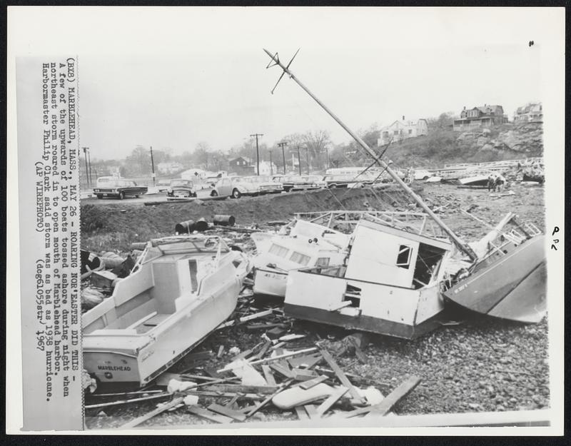 Marblehead, Mass. - Roaring Nor'Easter Did This - A few of the upwards ...