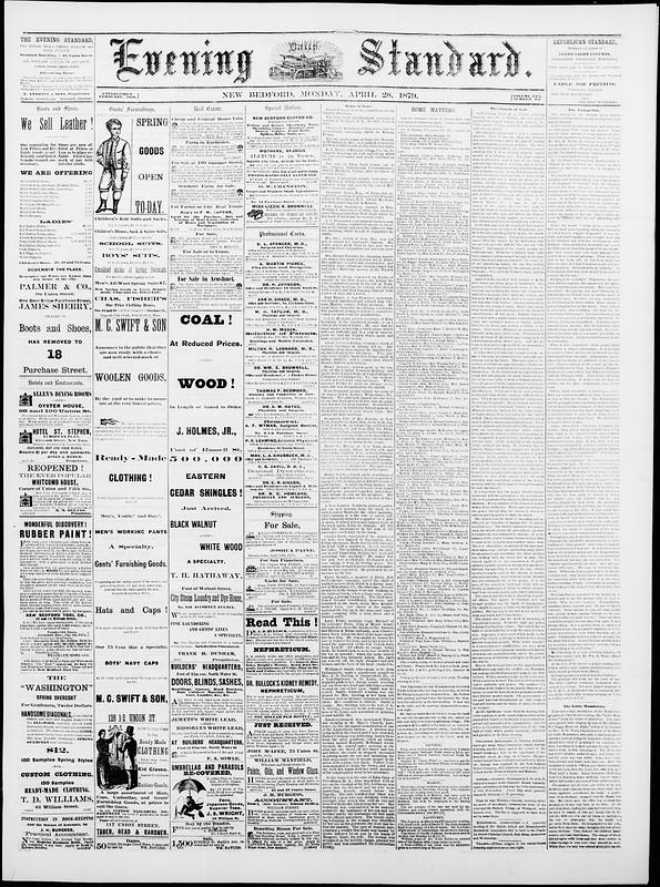 Evening Standard. April 28, 1879 - Digital Commonwealth