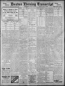 Boston Evening Transcript. July 10, 1912 - Digital Commonwealth