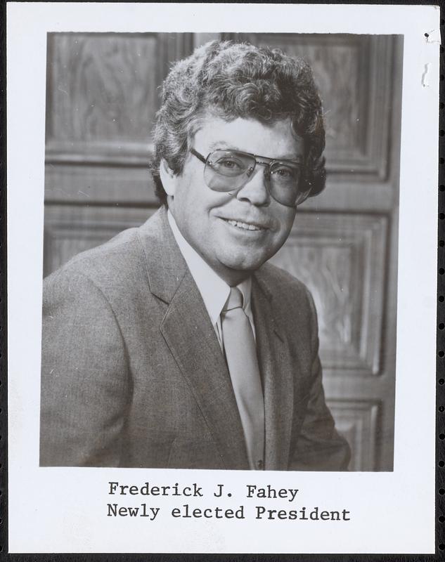 Weston Management, Frederick J. Fahey - Digital Commonwealth