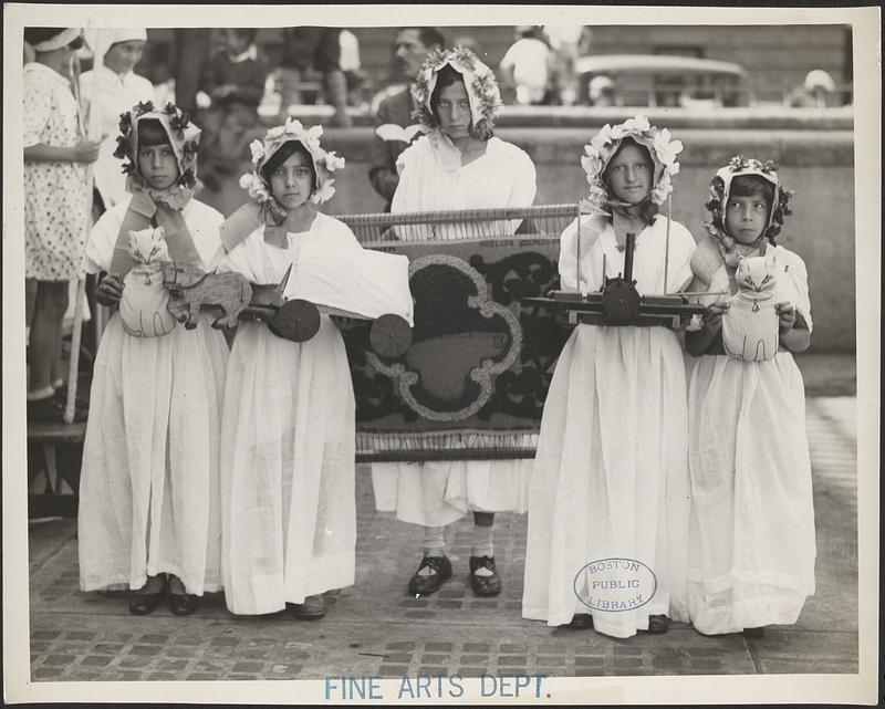North End children's pageant, Tercentenary - Digital Commonwealth
