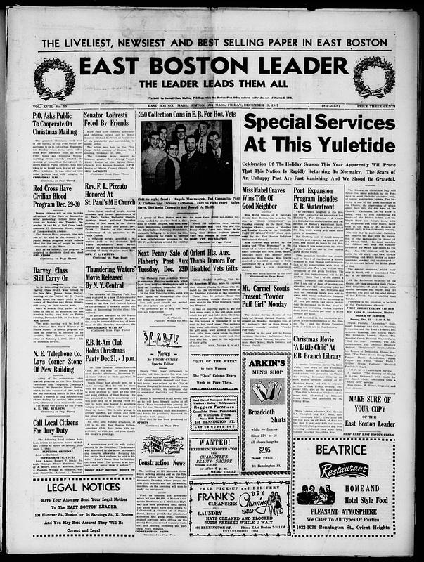 East Boston Leader. December 19, 1947 - Digital Commonwealth