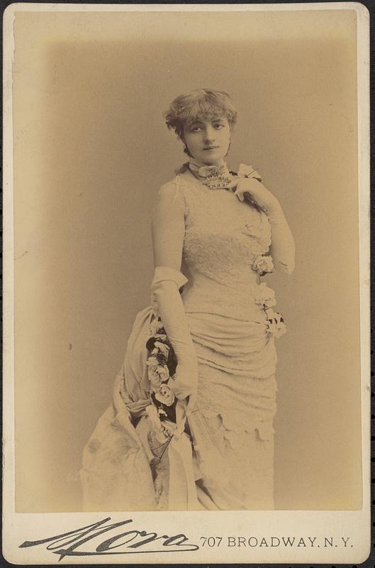 Modjeska as the daughter "Nadjezda" by Barrymore - Digital Commonwealth