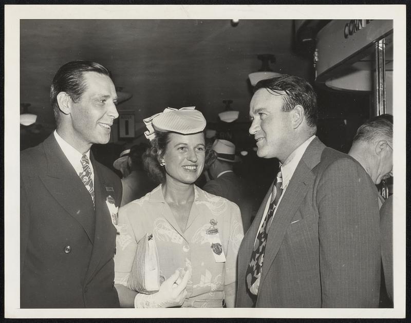 Cronin Visits Convention With Boston Mayor. Joe Cronin (right) manager ...