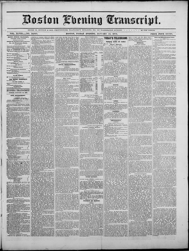 Boston Evening Transcript - Digital Commonwealth