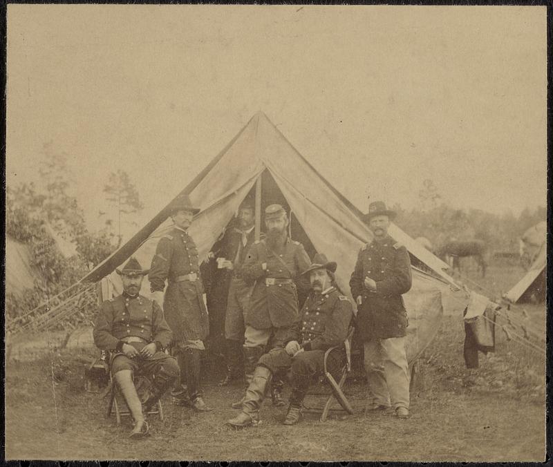Gen. Ward, Gen. Mott, Col. Austin, Col. Brewster, and Col. Farnham, 2d ...