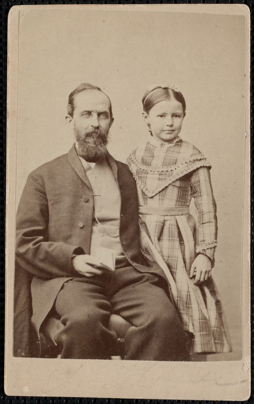 Dr. George Faulkner holding a book with his daughter Mary - Digital ...