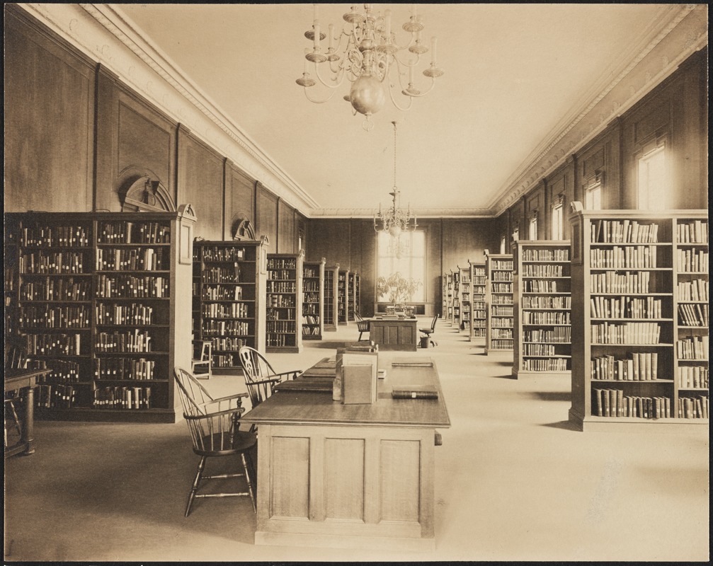 Public Library, 1910 building, Book Room - Digital Commonwealth