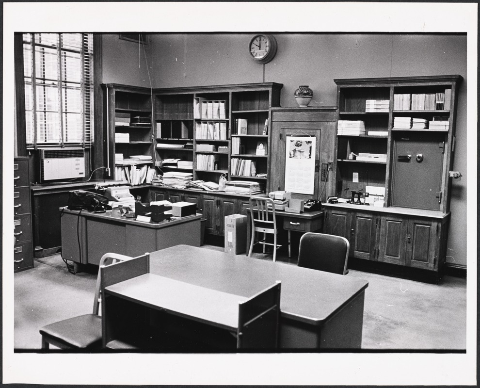 Interior view, administrative office - Digital Commonwealth