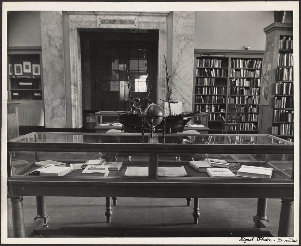 Library activities, Exhibit of books given by Yale Univ. - Digital ...