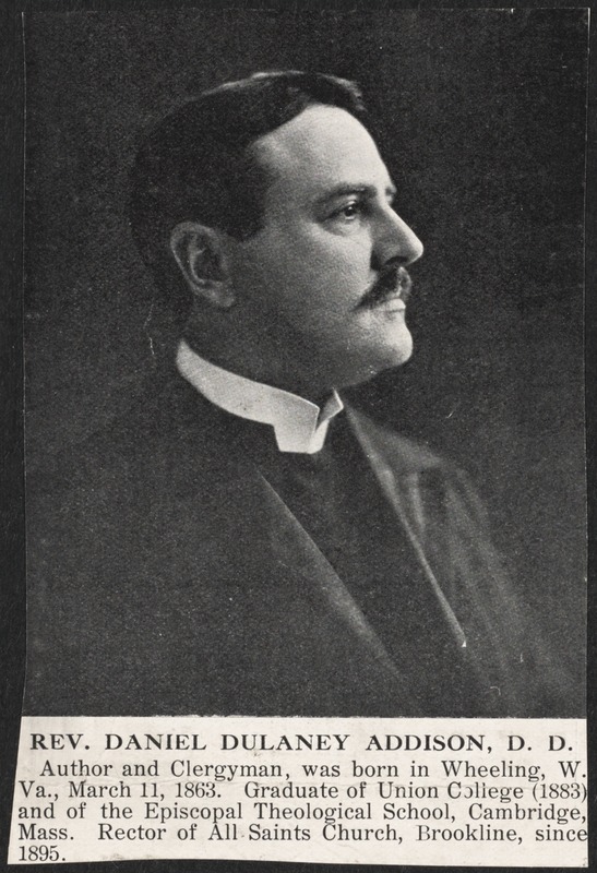 Daniel Dulaney Addison - Digital Commonwealth