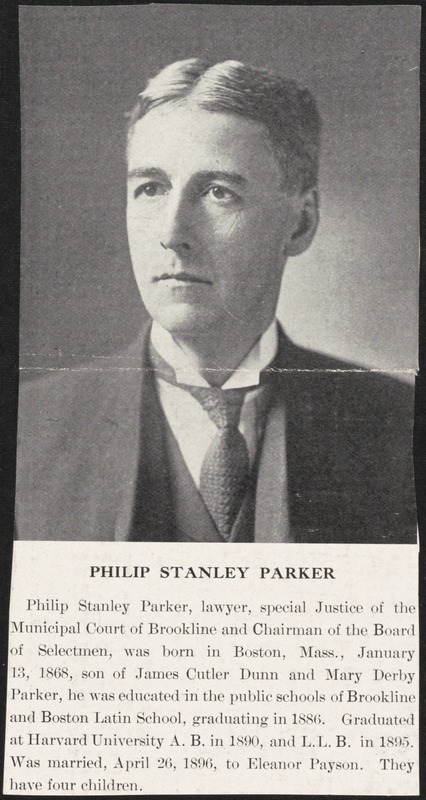 Philip Stanley Parker - Digital Commonwealth