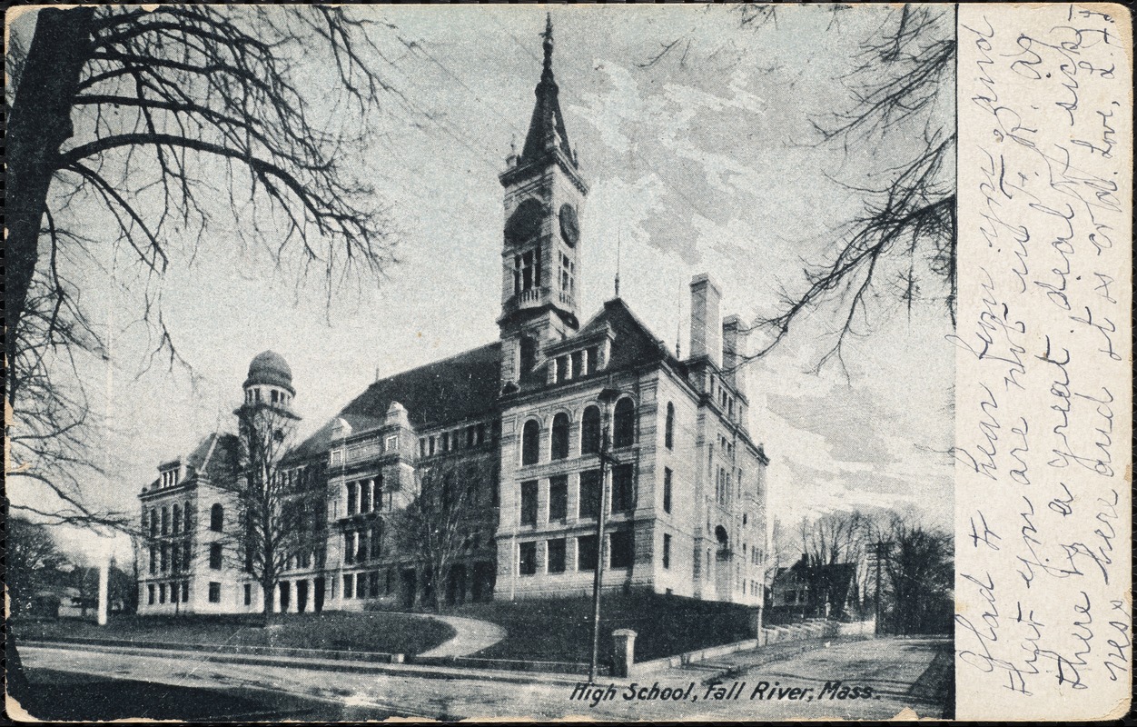 High school, Fall River, Mass. - Digital Commonwealth