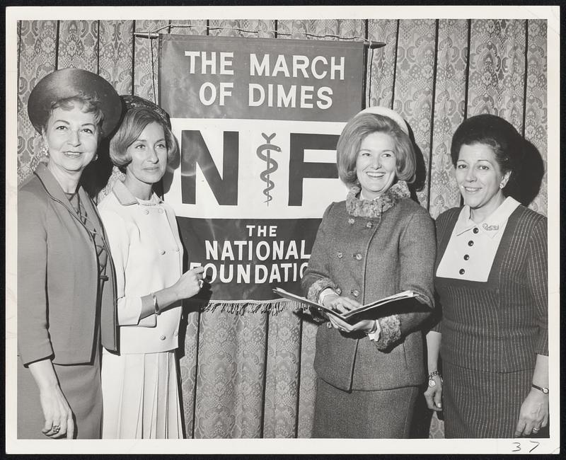 Making Plans for the 1968 March of Dimes fashion show, "Through the ...