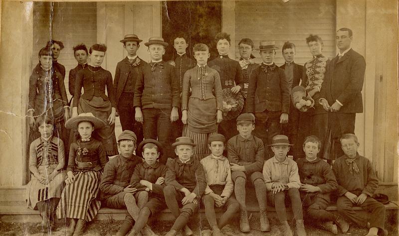 Mr. Smalley and his students, South Yarmouth, Mass. - Digital Commonwealth