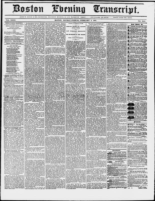 Boston Evening Transcript - Digital Commonwealth