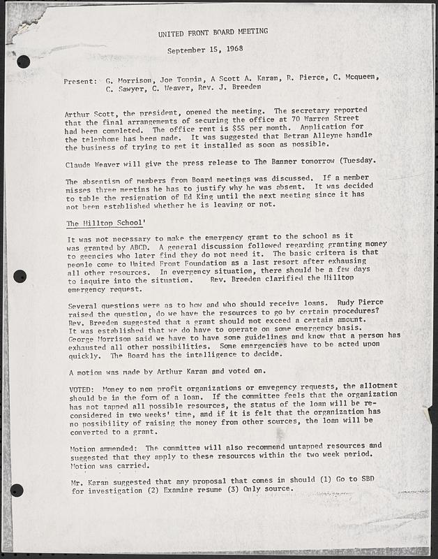 General Body; Miscellaneous; Special; Staff - Digital Commonwealth