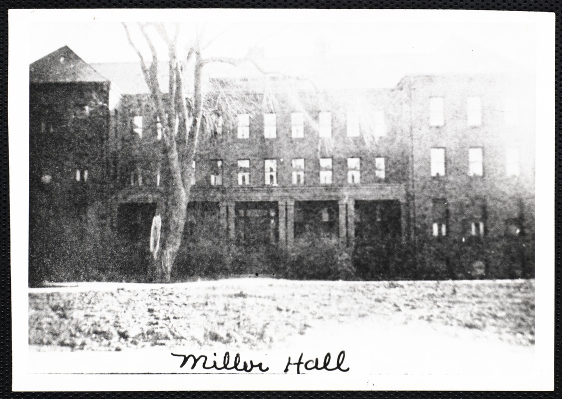 Miller Hall - Digital Commonwealth