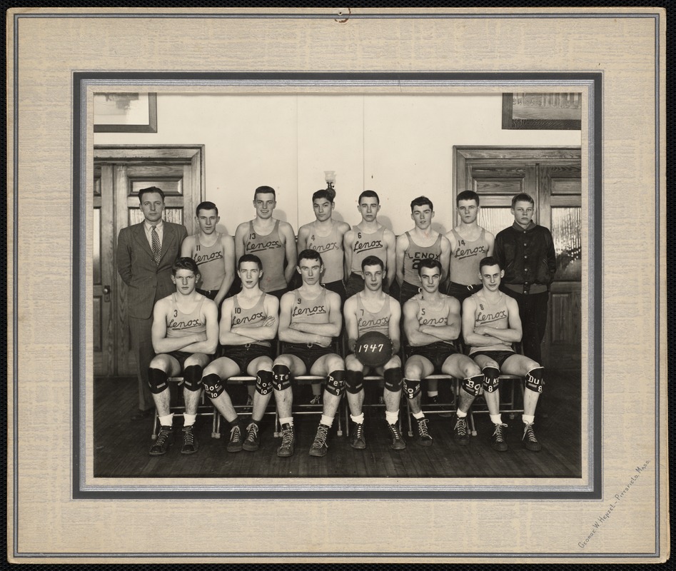 Lenox High School basketball team - Digital Commonwealth