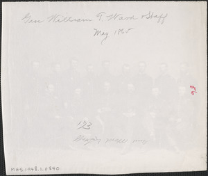 General William T. Ward and staff May 1865 - Digital Commonwealth