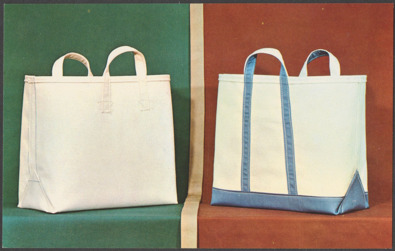 Two canvas bags - Digital Commonwealth