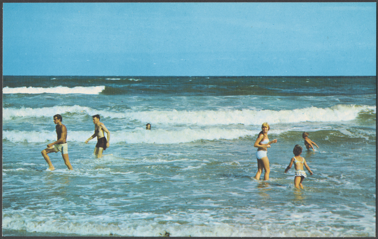 Beach scene - Digital Commonwealth