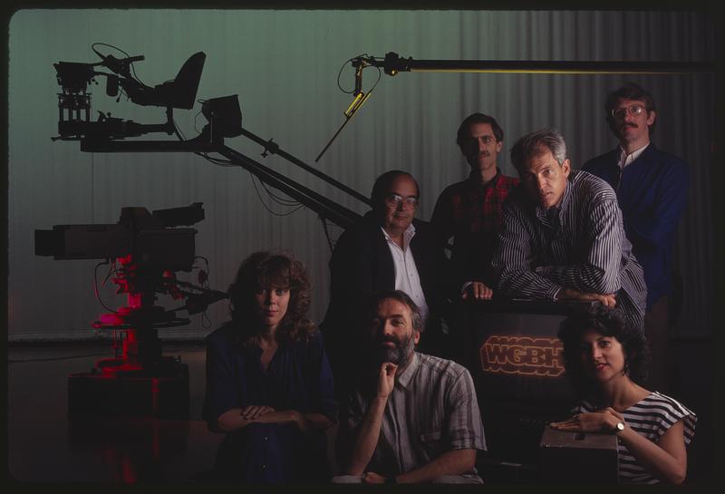 Staff in studio at WGBH-TV - Digital Commonwealth