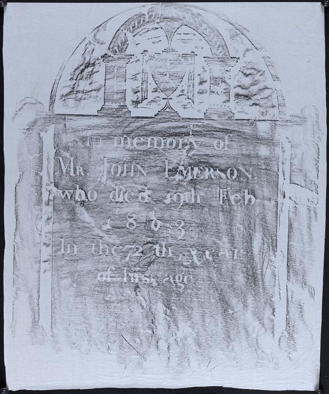 In memory of Mr. John Emerson - Digital Commonwealth