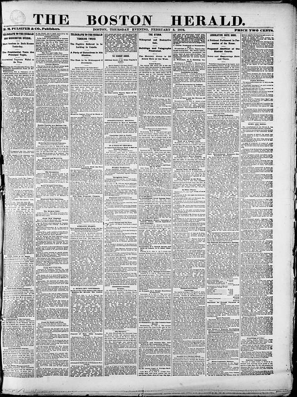 The Boston Herald. February 03, 1876 - Digital Commonwealth