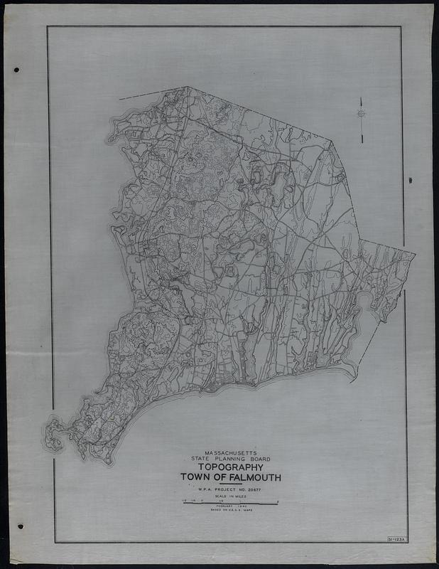Topography Town of Falmouth - Digital Commonwealth