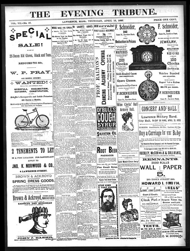 The Evening Tribune. April 13, 1893 - Digital Commonwealth