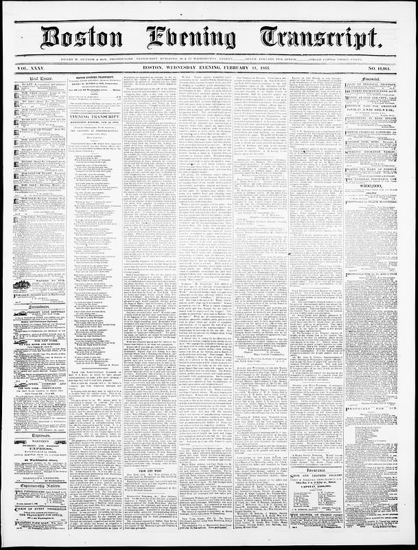 Boston Evening Transcript - Digital Commonwealth