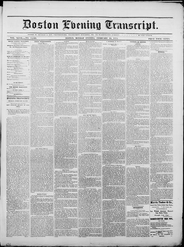 Boston Evening Transcript - Digital Commonwealth