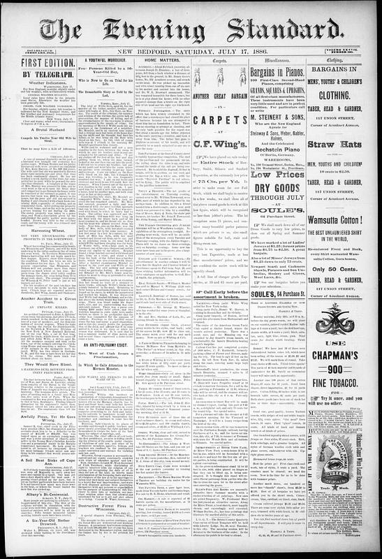 Evening Standard. July 17, 1886 - Digital Commonwealth